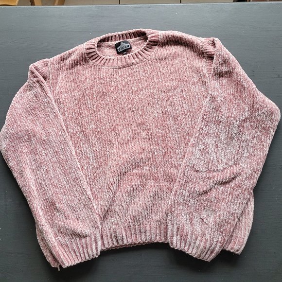 Angie | Sweaters | Angie Modcloth Pink Chenille Sweater | Poshmark